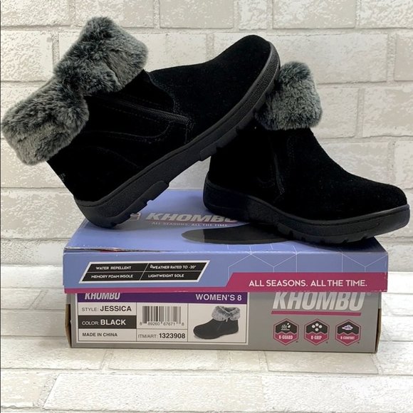 Khombu | Shoes | Khombu Jessica All Weather Boots Suede Leather | Poshmark